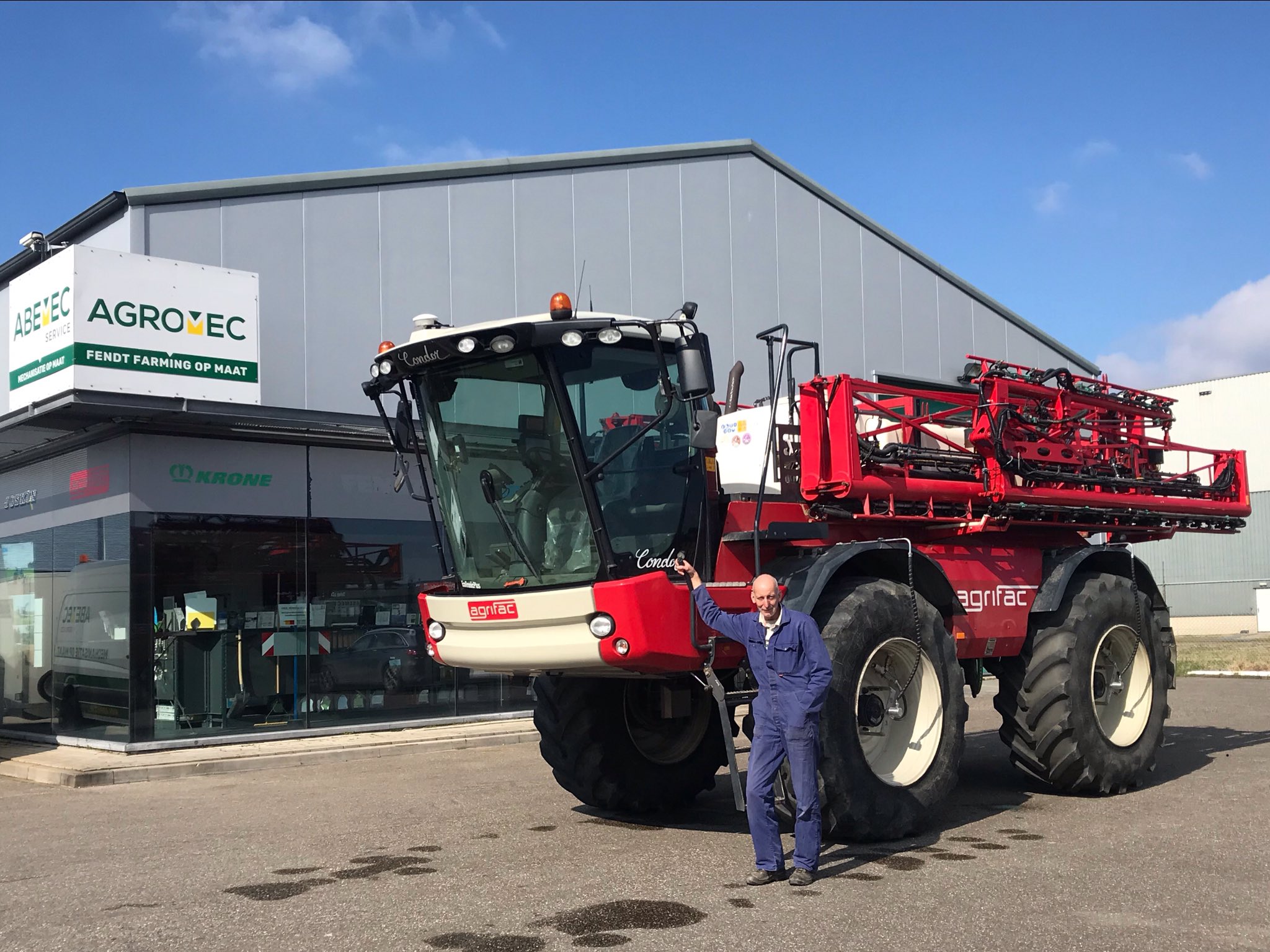 Agrifac Condor crop sprayer - On-the-go Tire Pressure Adjustment System ...